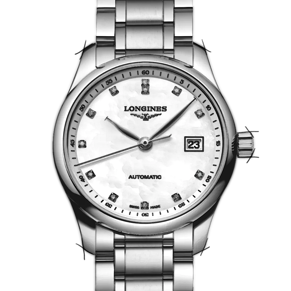 Longines Master L2.257.4.87.6 in Edelstahl | CHRONEXT